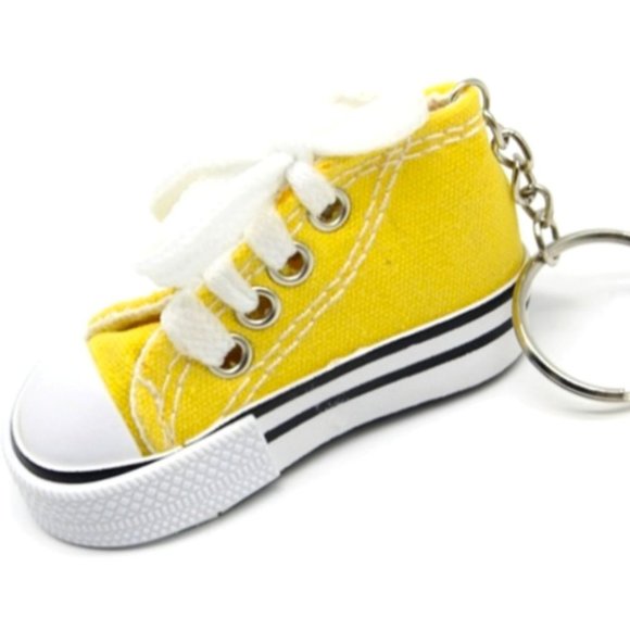 Accessories | Yellow Hightop Sneaker Keychain | Poshmark